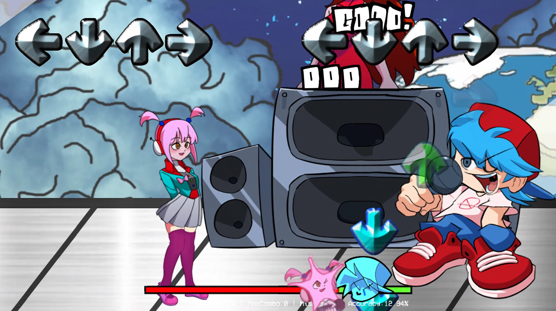 VS In The Galaxy HD FULL WEEK + EXTRAS Mod for Friday Night Funkin' | FNF Mods