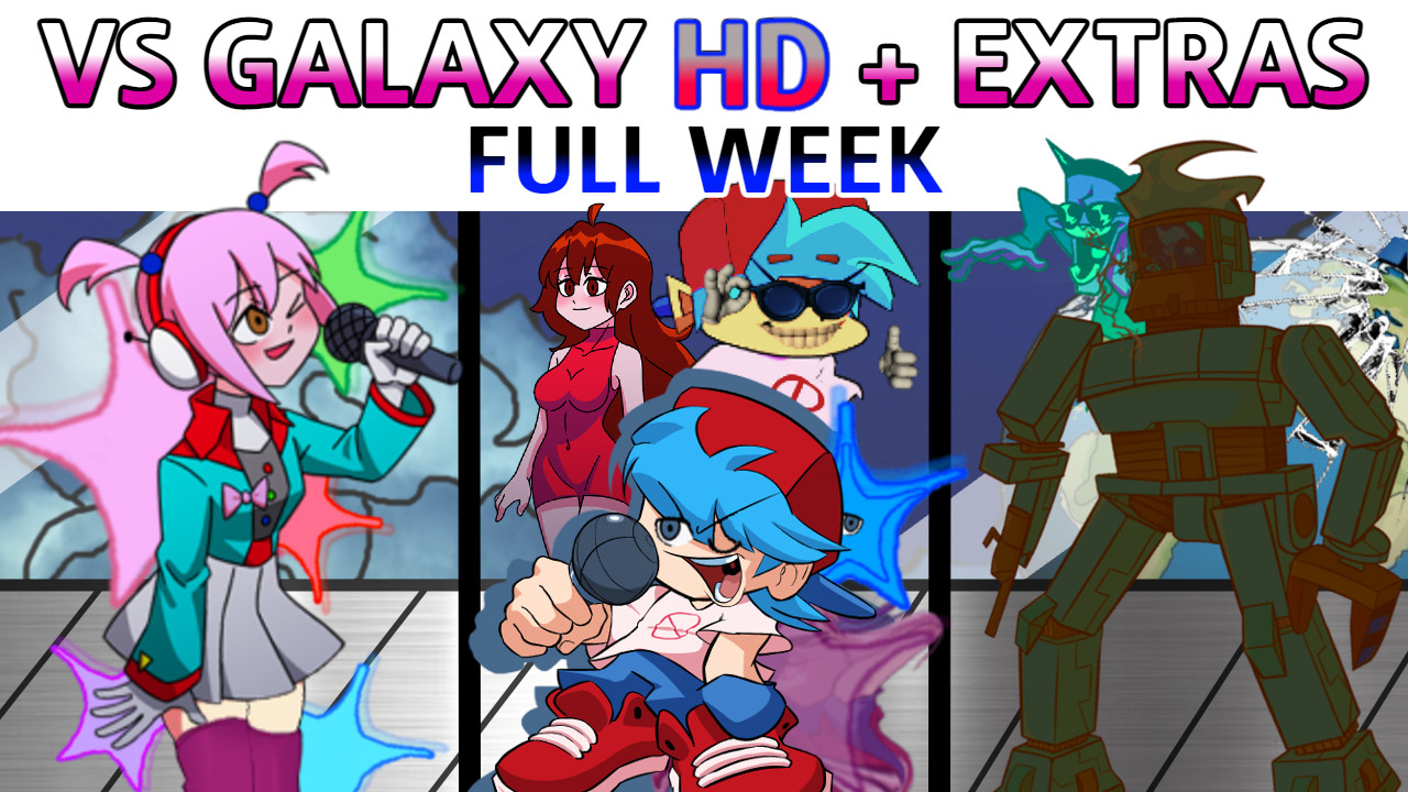 VS In The Galaxy HD FULL WEEK + EXTRAS Mod for Friday Night Funkin' | FNF Mods