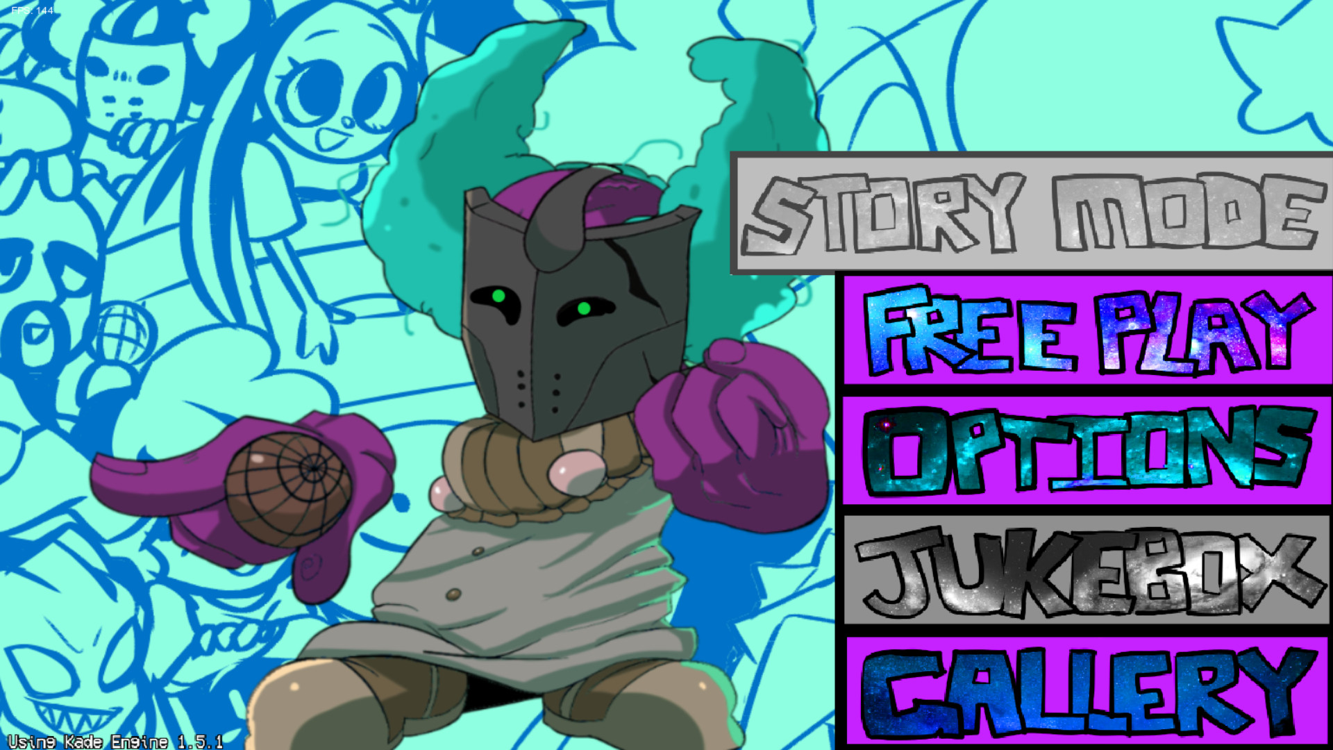 tricky B_Side V2 vs zardami crucify Mod for Friday Night Funkin' | FNF Mods