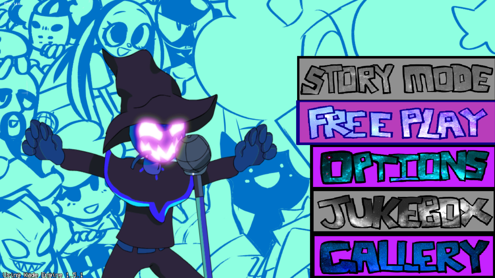 tricky B_Side V2 vs zardami crucify [Friday Night Funkin'] [Mods]