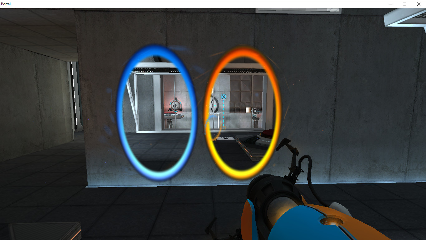 Half Blue Half Orange Portal Gun [Portal] [Mods]