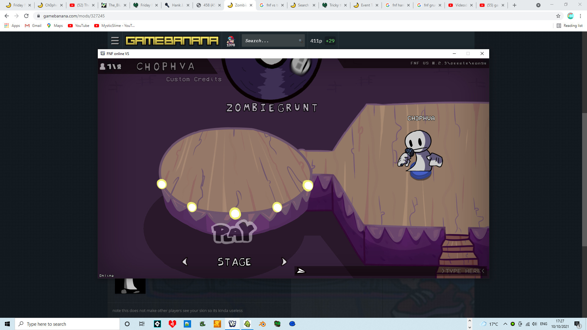 Zombie Grunt for [ONLINE VS] Mod for Friday Night Funkin' | FNF Mods