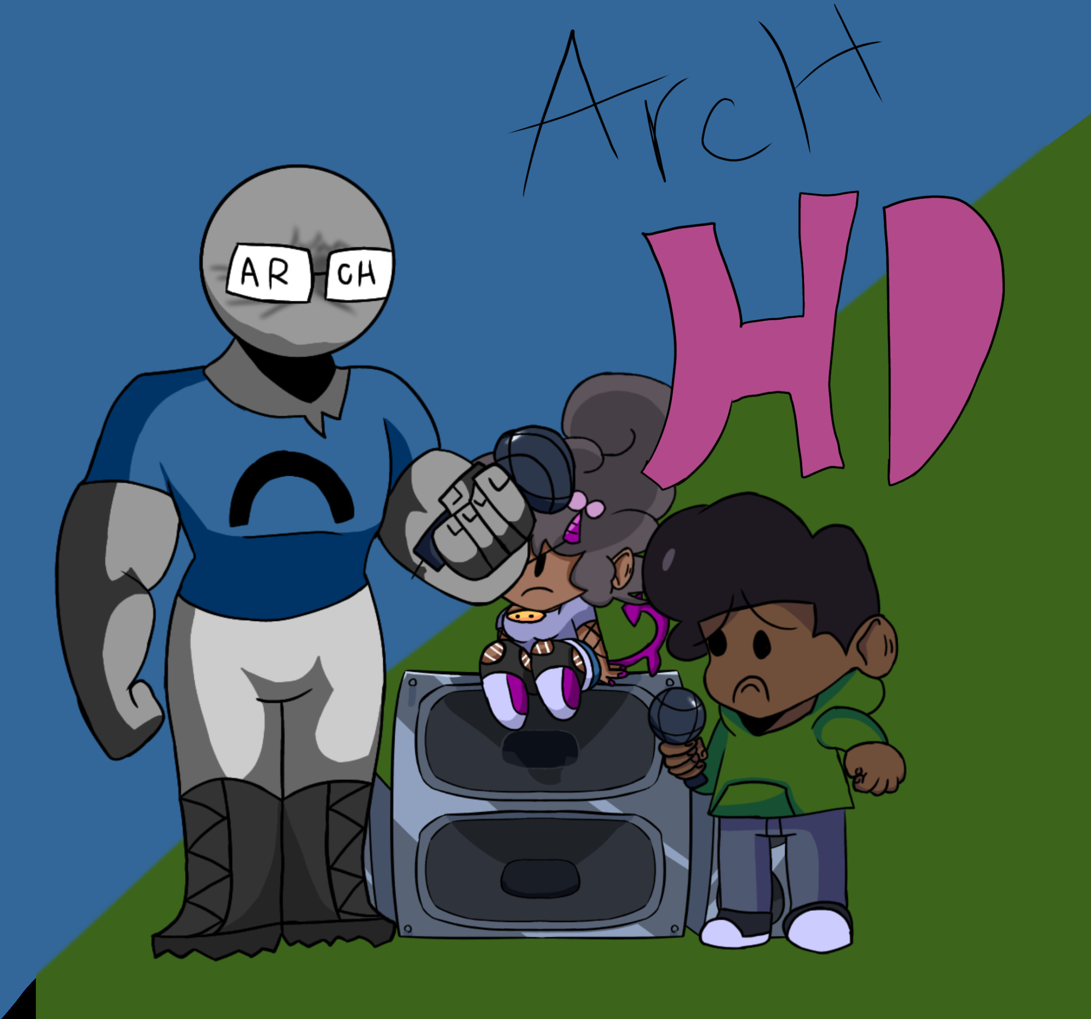 Vs Arch HD [Friday Night Funkin'] [Mods]