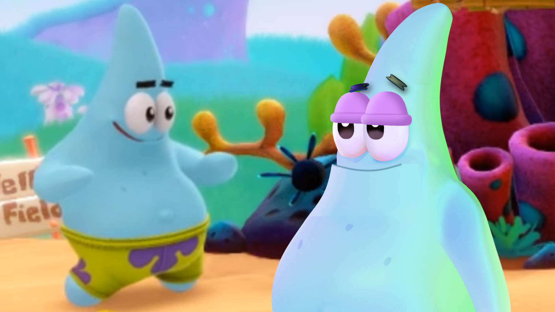 Blue Patrick (With Custom Render) Mod for Nickelodeon All-Star Brawl ...