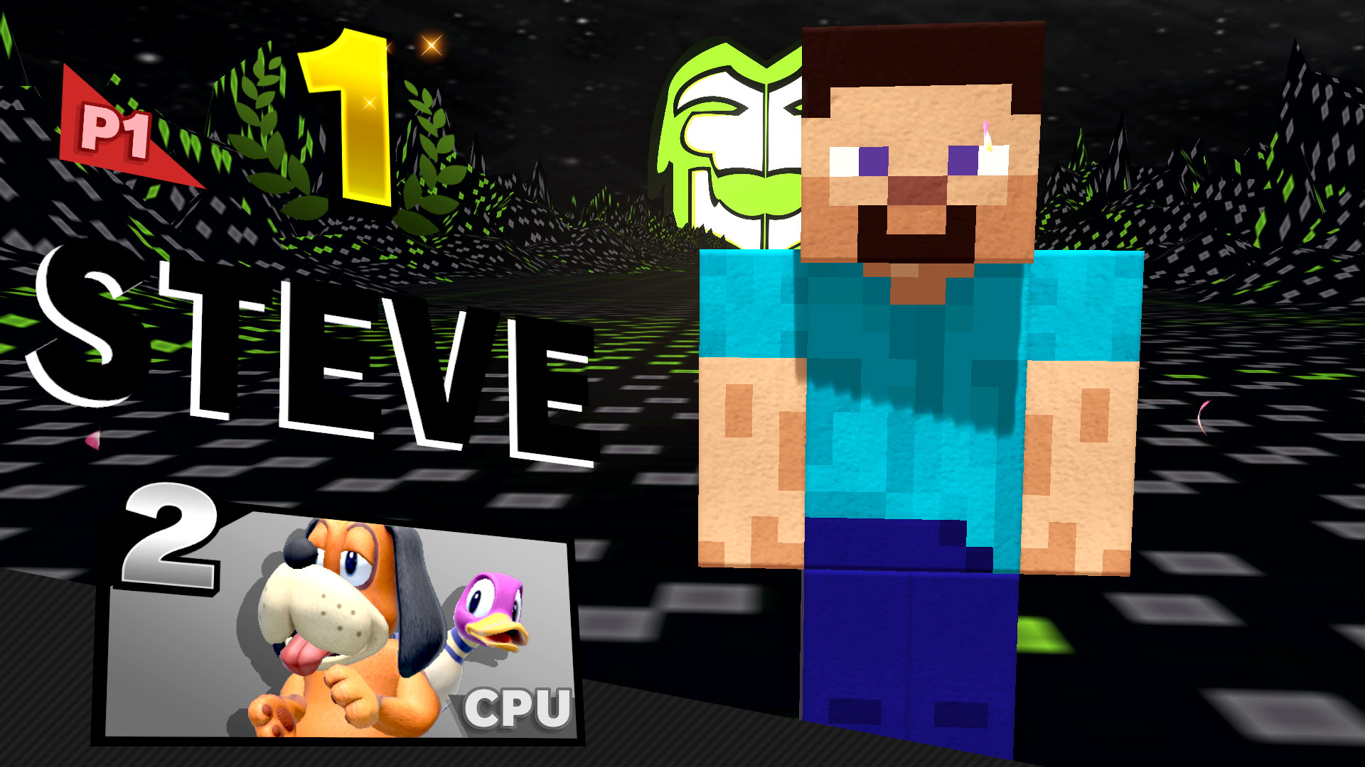 Amiibo Steve & Alex Mod for Super Smash Bros. Ultimate | SSBU Mods