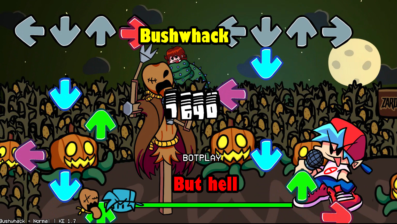 Bushwhack but hell Mod for Friday Night Funkin' | FNF Mods
