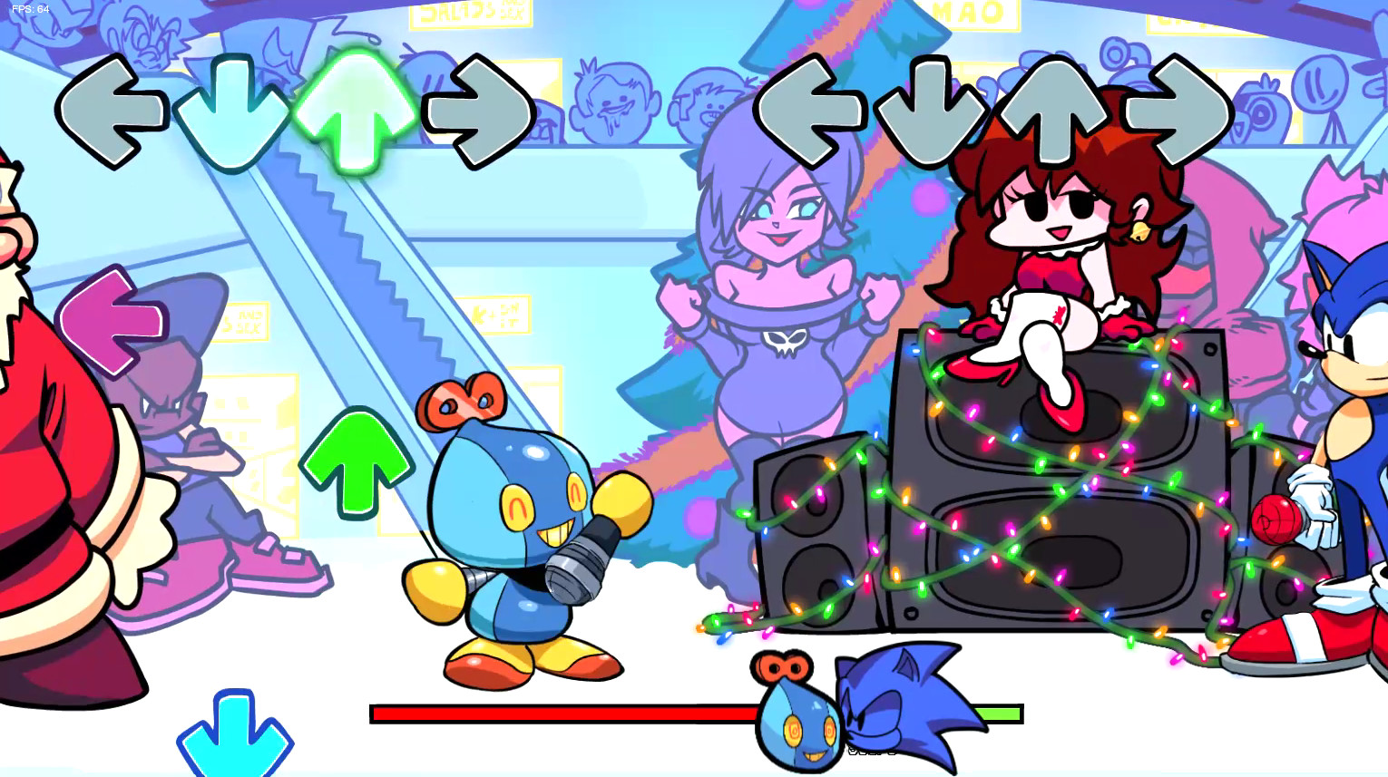 HD Sonic 4 FNF Multi & Online VS!OMOCHAO BG UPDATE Mod for Friday Night ...