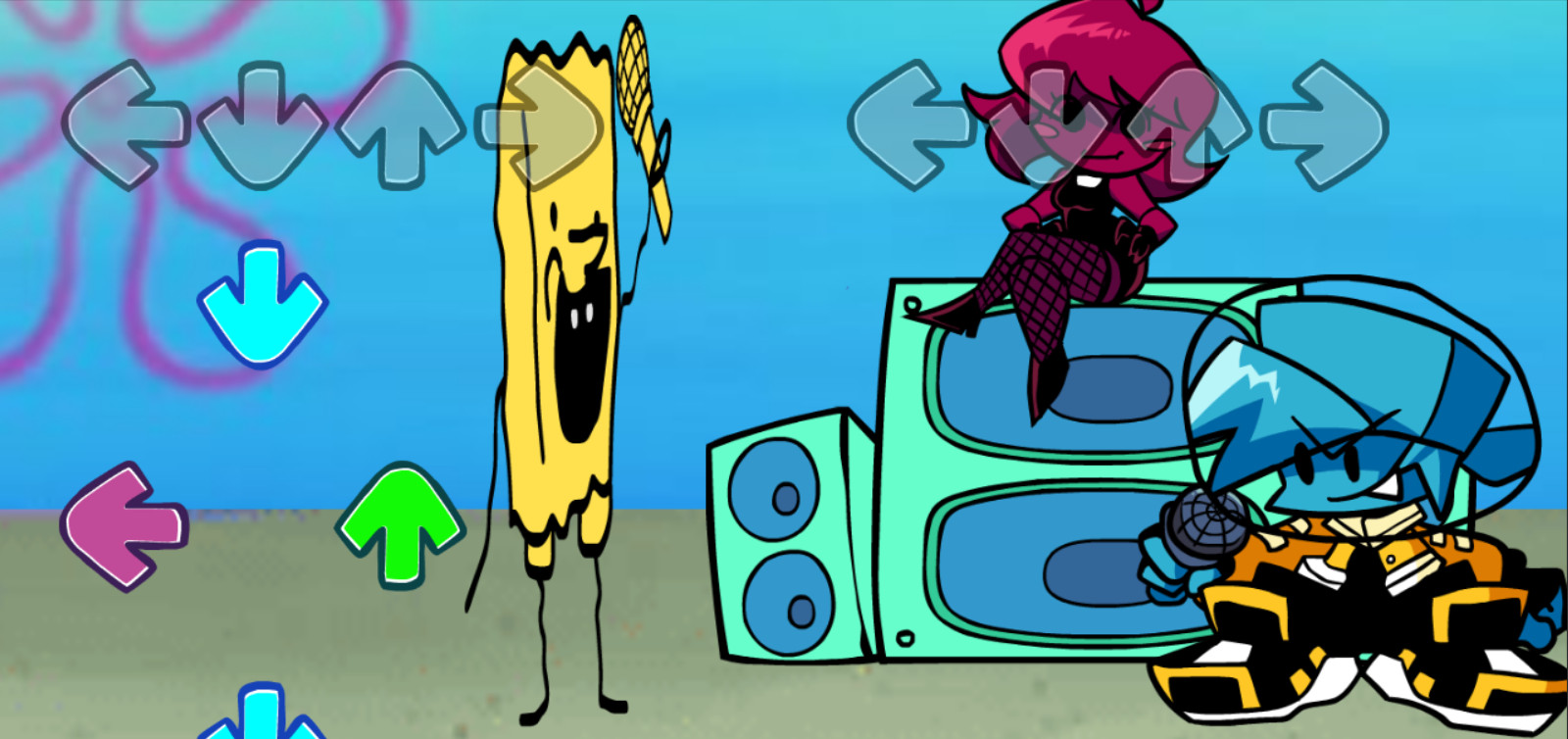 VS. Spong FULL WEEK MINUS! Mod for Friday Night Funkin' | FNF Mods