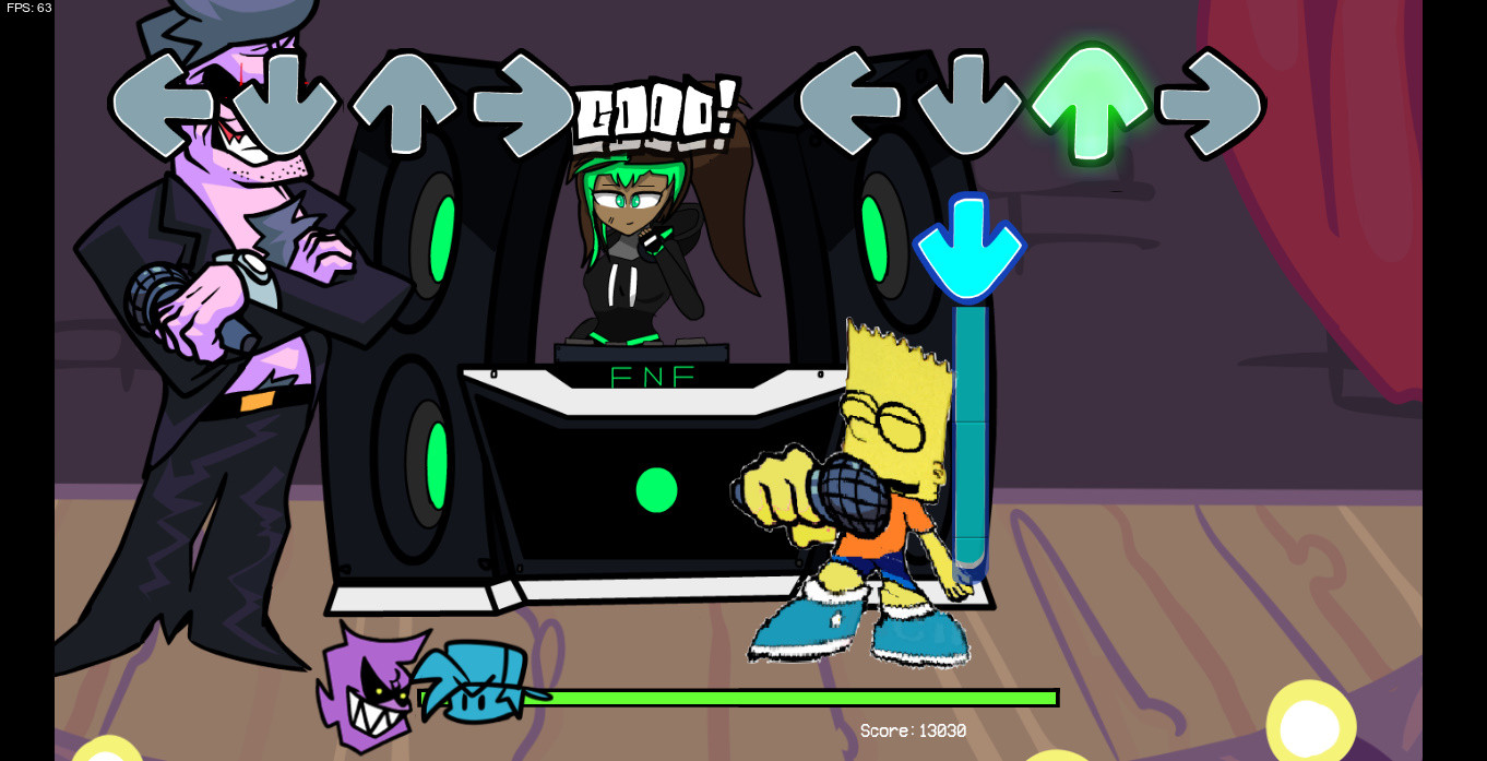 Bart over Boyfriend (NEW REUPDATE) Mod for Friday Night Funkin' | FNF Mods