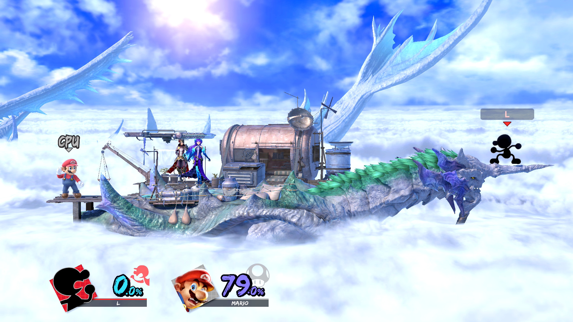 More Competitive Cloud Sea of Alrest Mod for Super Smash Bros. Ultimate ...