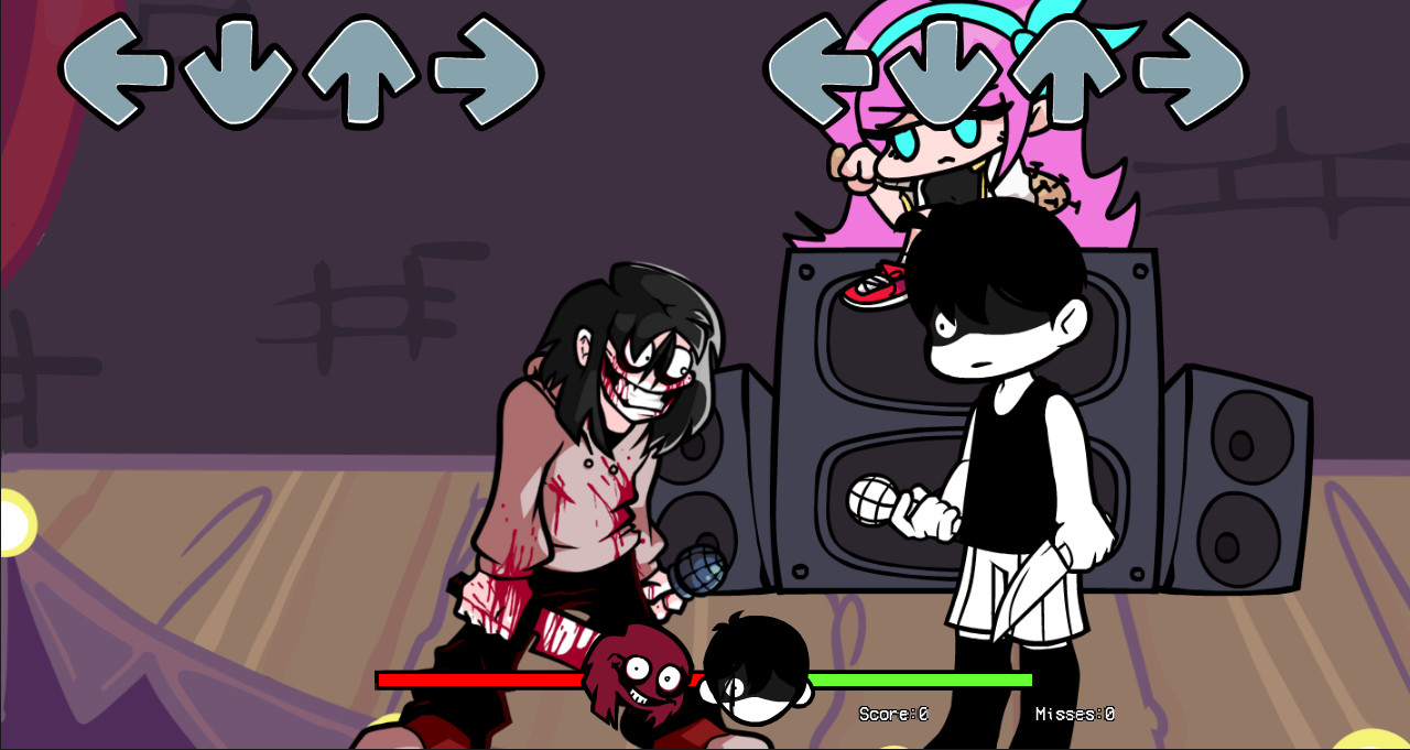 Jeff the Killer for Multiplayer. Mod for Friday Night Funkin' | FNF Mods