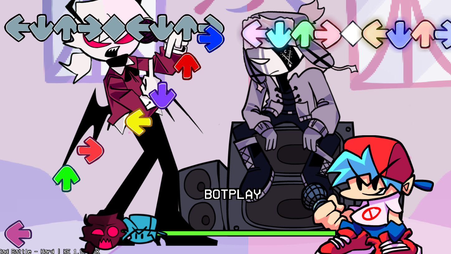 Attack but with 9 keys Mod for Friday Night Funkin' | FNF Mods