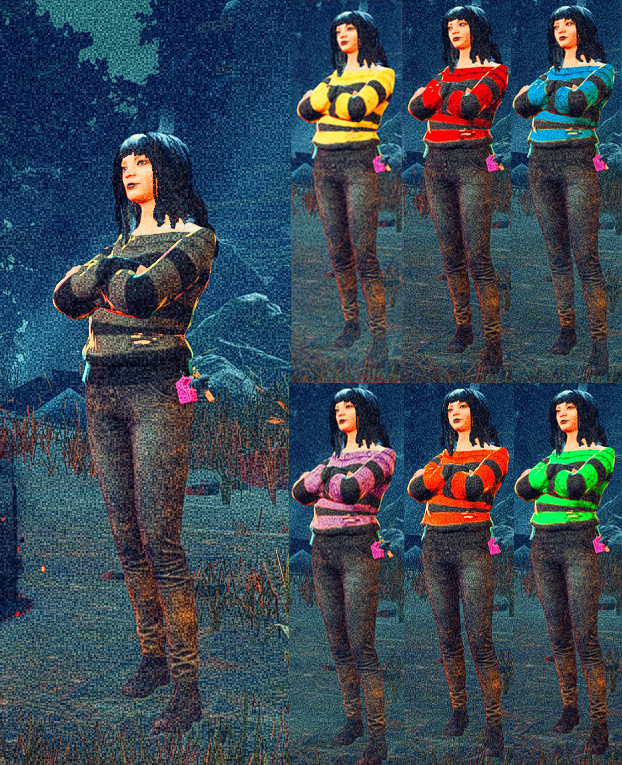 feng black lipstick and shining lion recolors Mod for Dead by Daylight ...
