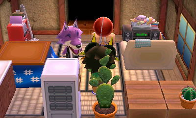 Tarou the wolf in ACNL Mod for Animal Crossing: New Leaf | AC:NL Mods