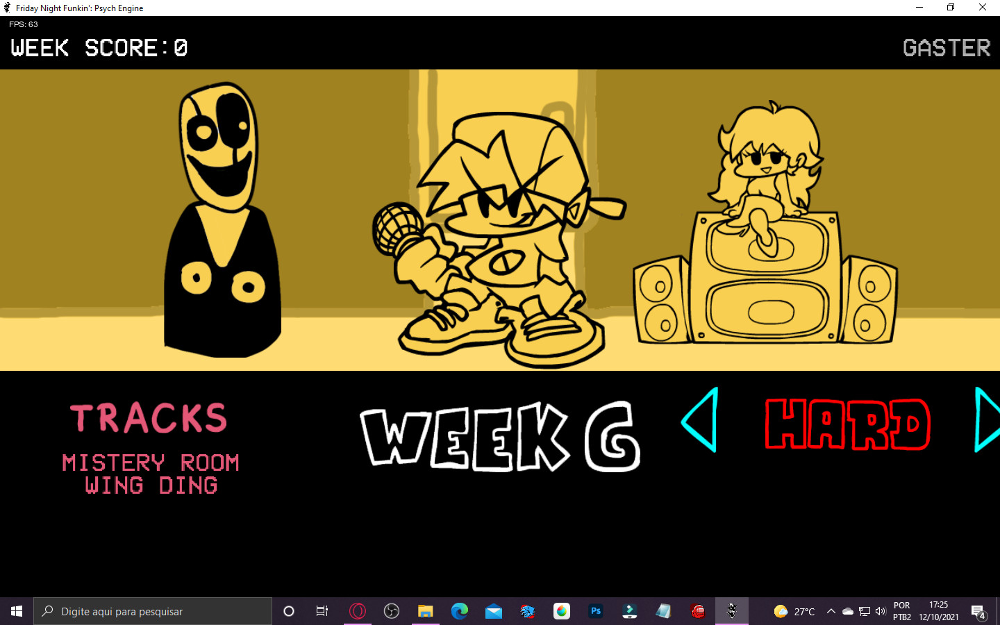 VS W.D Gaster FULL WEEK Mod for Friday Night Funkin' | FNF Mods