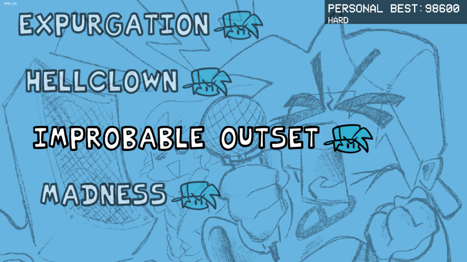 The Tricky B-Side HD Multiplayer [Friday Night Funkin'] [Mods]