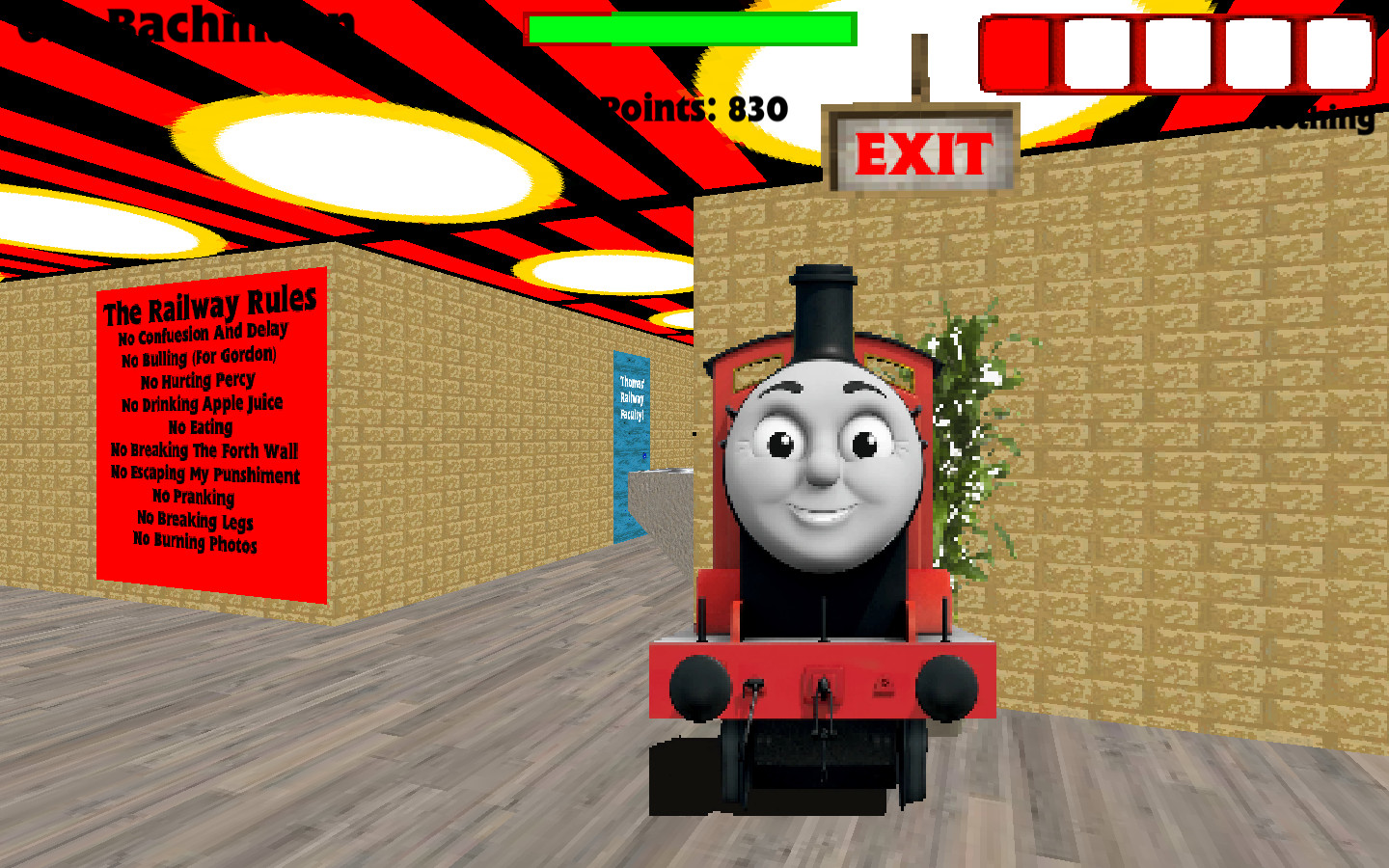 James' Skits Of Railway Chaos! Mod for Baldi's Basics | Baldi Mods