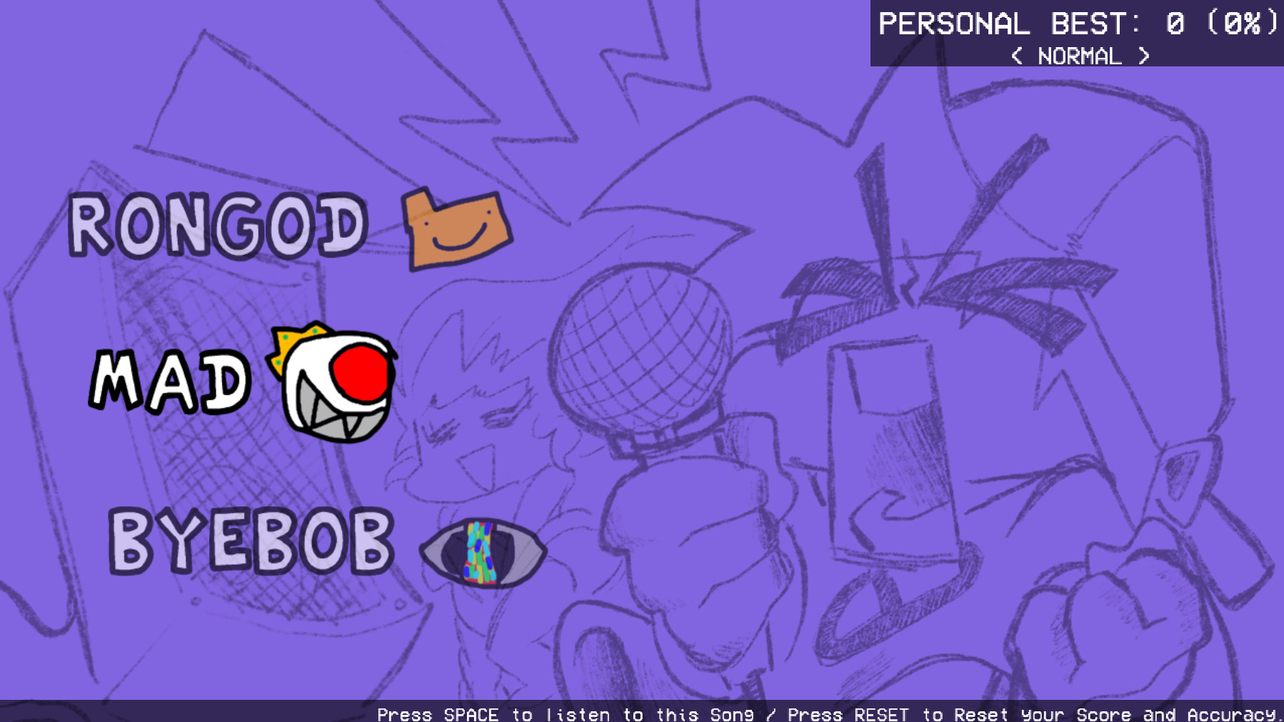 (Beta) Vs Bob Week 3 [FANMADE] Mod for Friday Night Funkin' | FNF Mods