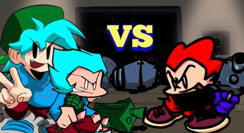 Cyan Boyfriend Family Multiplayer Mod for Friday Night Funkin' | FNF Mods