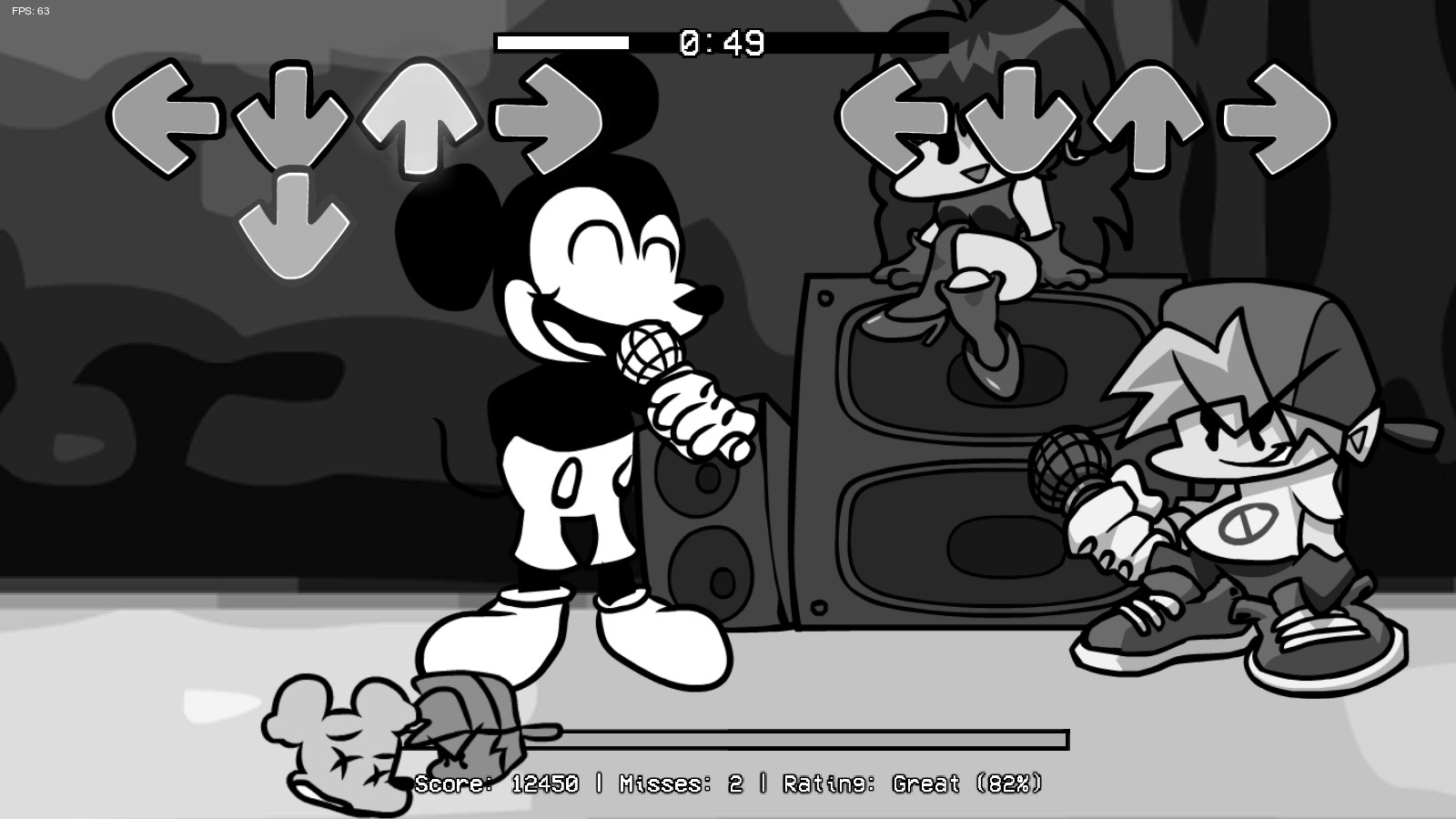 Shorts Mickey Mouse ReSkins Pack Mod for Friday Night Funkin' | FNF Mods