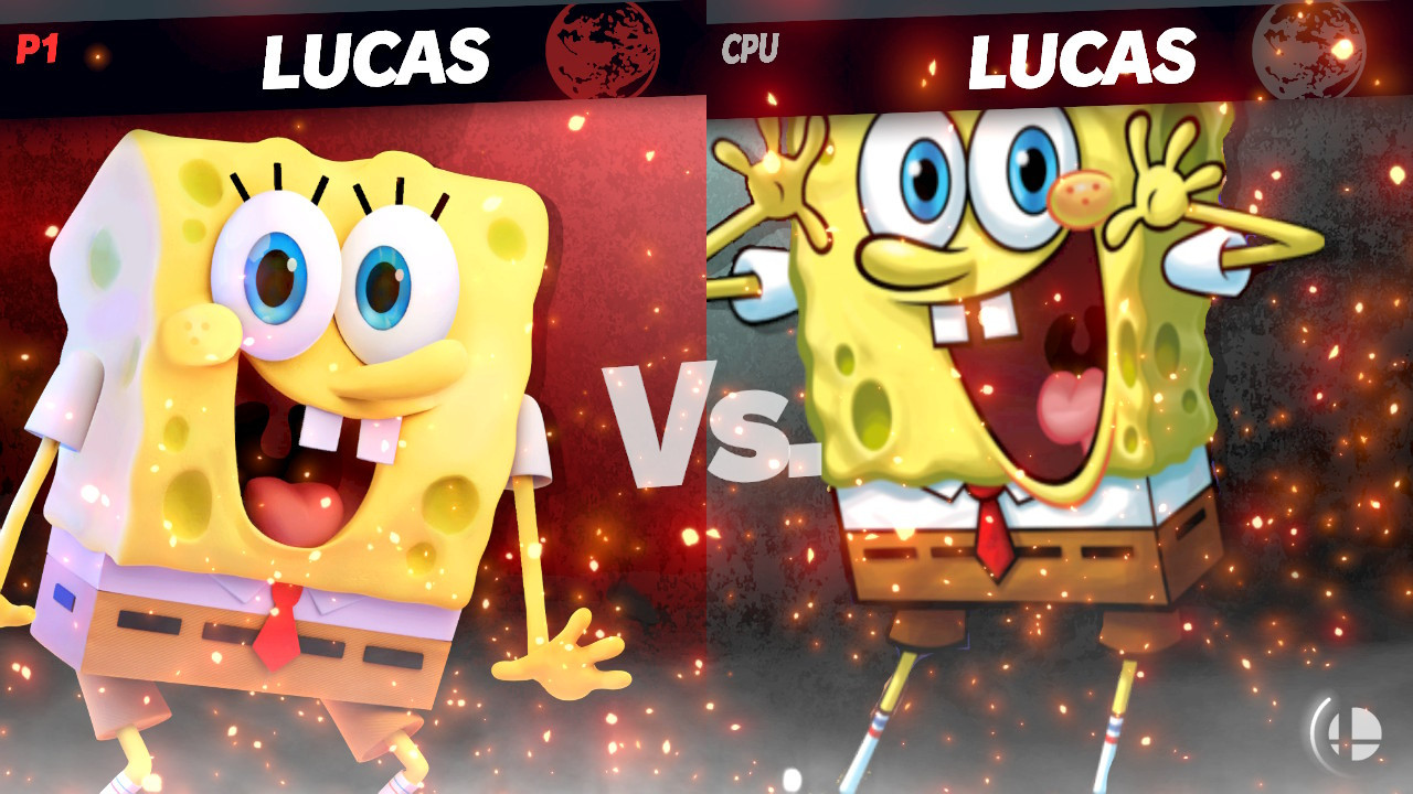 Spongebob over Lucas (Nick All-Star Brawl) Mod for Super Smash Bros ...