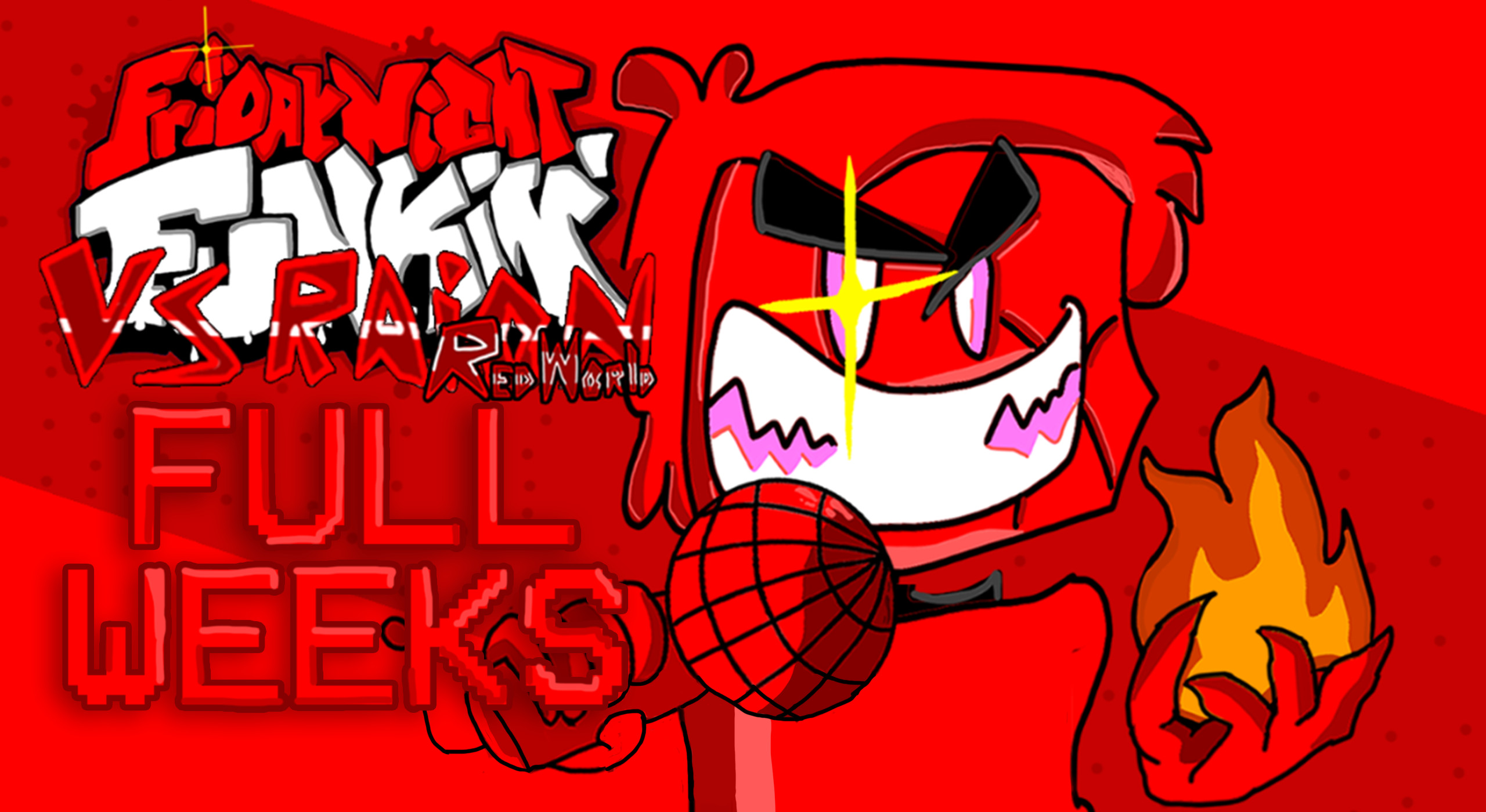 Friday Night Funkin´ VS RAION: RED WORLD (UPDATE) Mod for Friday Night ...