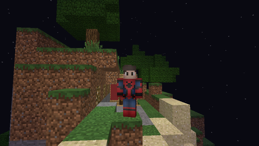 Spiderman MCU but without the mask [Minecraft] [Mods]