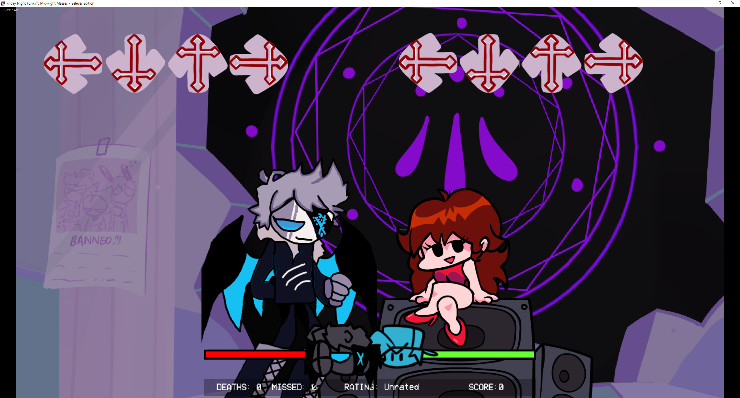 Ruv DEMON skin mod Mod for Friday Night Funkin' | FNF Mods