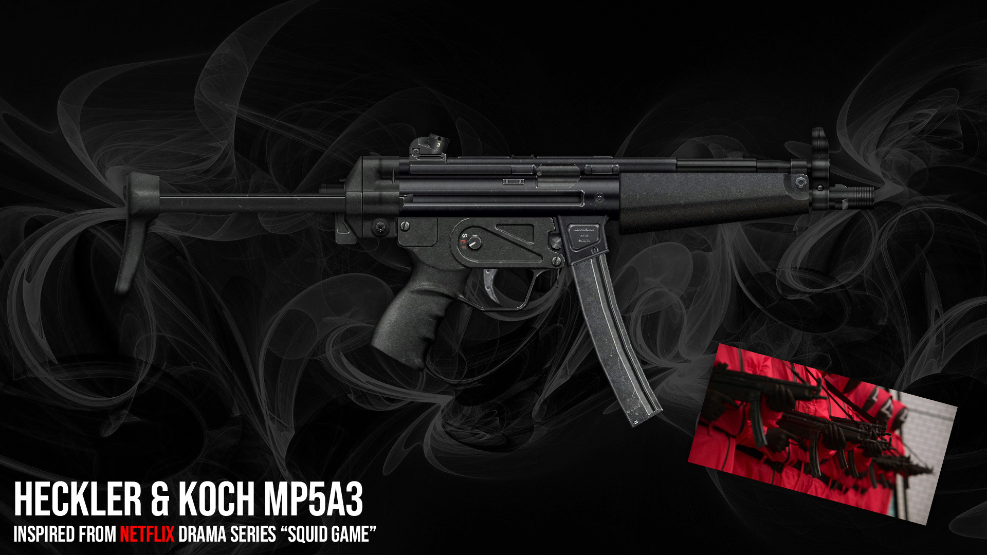 MP5A3 - Squid Game Mod for Counter-Strike 1.6 | CS1.6 Mods