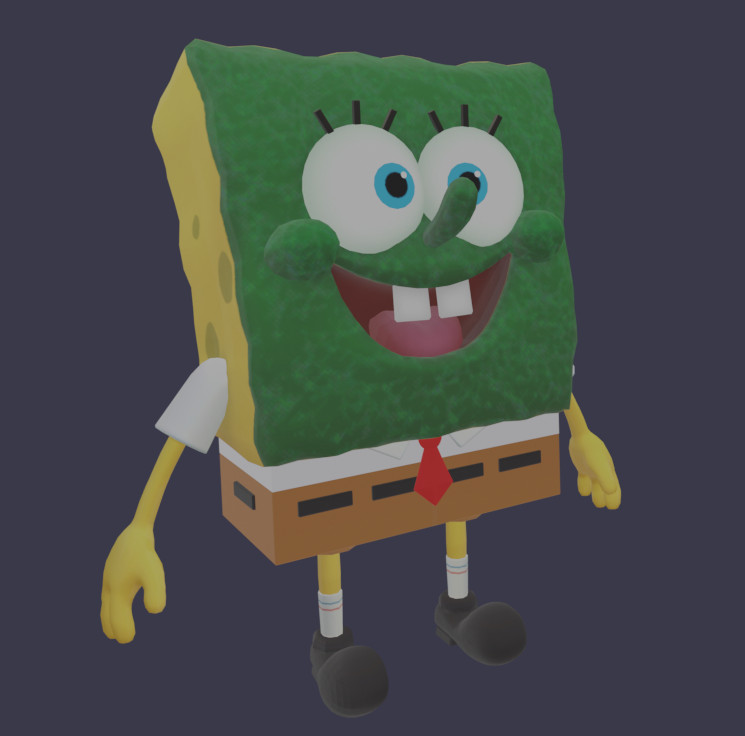 Abrasive Spongebob Mod for Nickelodeon All-Star Brawl | NASB Mods