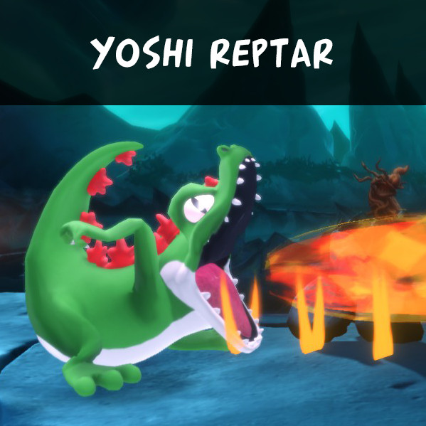 Yoshi Reptar Mod for Nickelodeon All-Star Brawl | NASB Mods