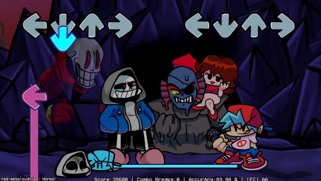 FNF X DUSTTALE DUBLADO EM PT-BR Mod for Friday Night Funkin' | FNF Mods