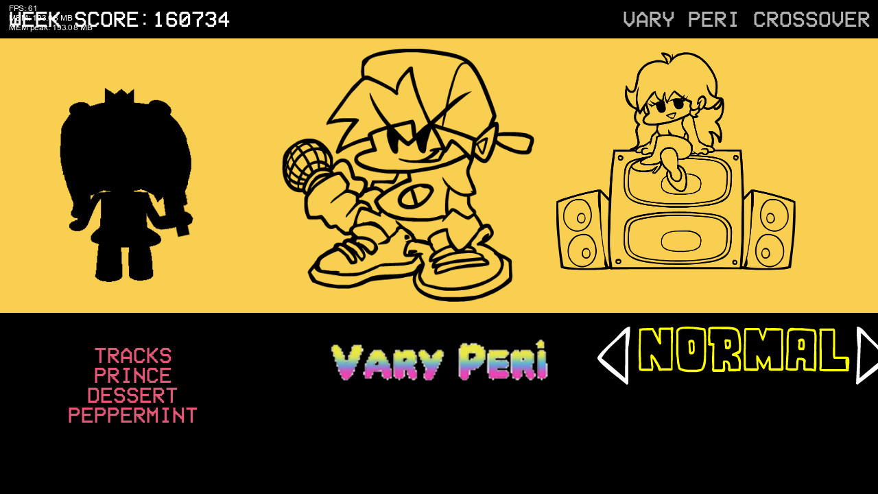 FNF But it is Vary Peri Crossover [Friday Night Funkin'] [Mods]