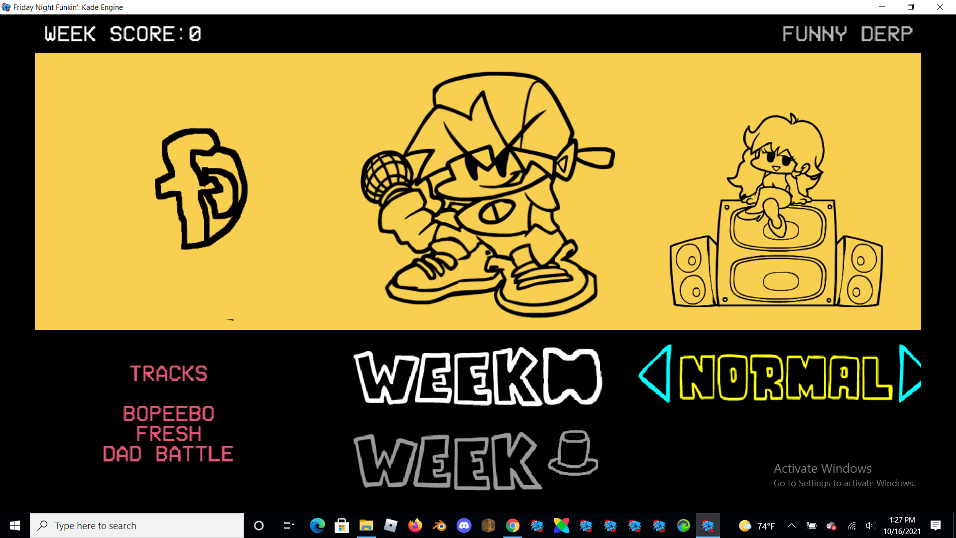 vs funny derp full week + billfred song Mod for Friday Night Funkin ...