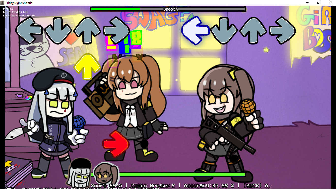 Friday Night Shooting-week 1 Re-skin Mod for Friday Night Funkin' | FNF ...