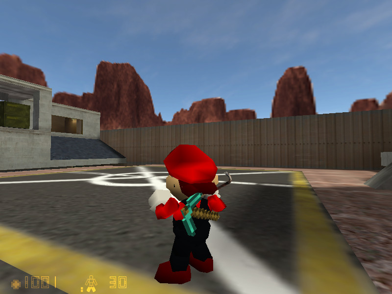 WTF Mario 64 Playermodel [Half-Life] [Mods]