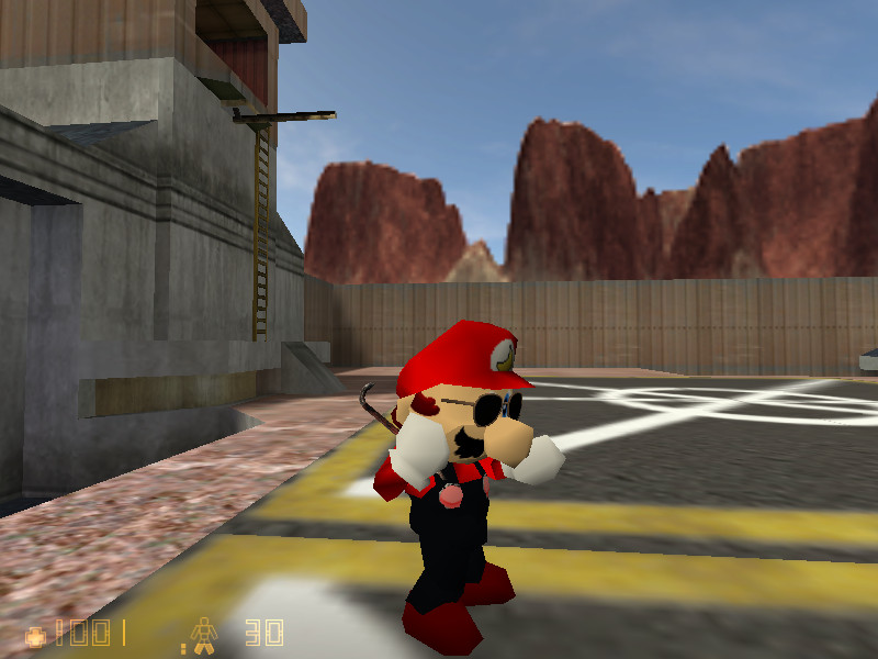 WTF Mario 64 Playermodel [Half-Life] [Mods]