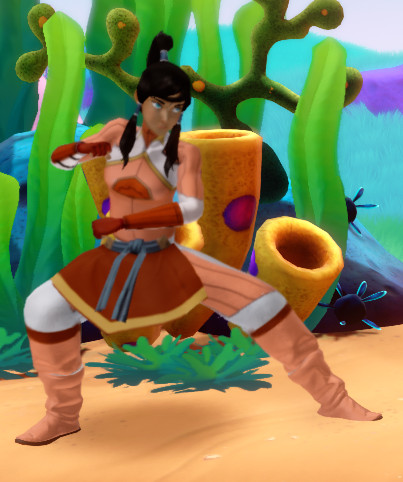 Pro Bender Korra (Korra) Mod for Nickelodeon All-Star Brawl | NASB Mods
