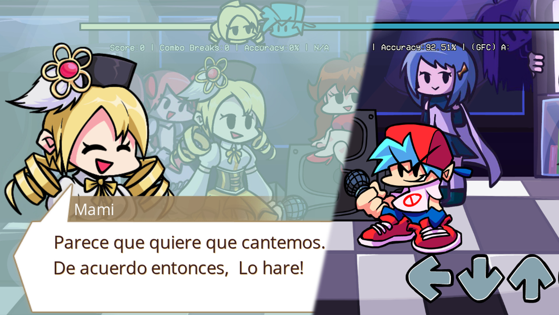 FNF - VS Mami Mod: TRADUCIDO AL ESPAÑOL-LATINO Mod for Friday Night Funkin' | FNF Mods