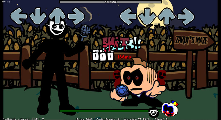 the man of mask mod aka zardy version [Friday Night Funkin'] [Mods]