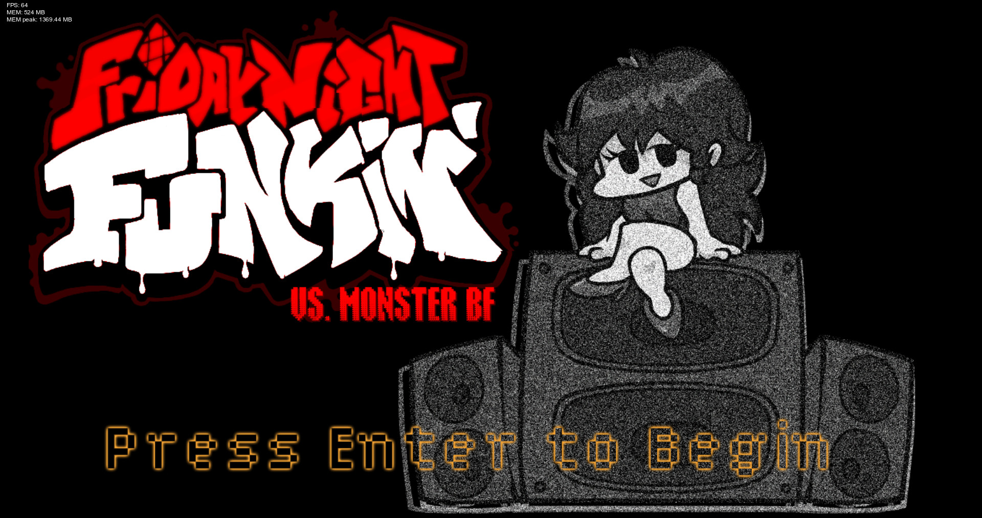Vs. Monster BF mod [Friday Night Funkin'] [Mods]