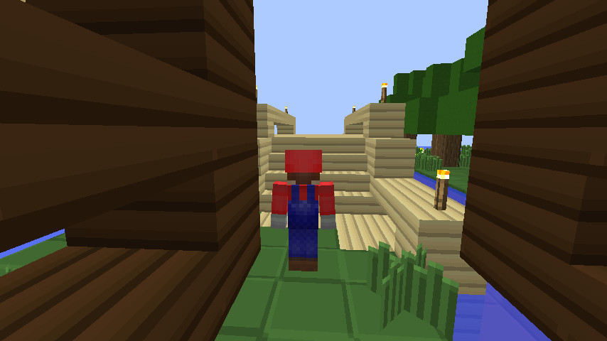 Super Mario Skin Remastered Mod for Minecraft: Java Edition | MC Mods