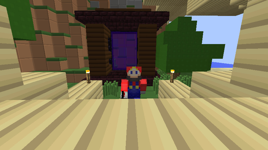 Super Mario Skin Remastered Mod for Minecraft: Java Edition | MC Mods