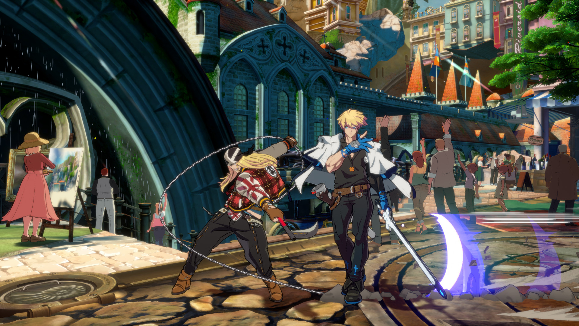 Axl Purple Sickle Effects Mod for GUILTY GEAR -STRIVE- | GGST Mods