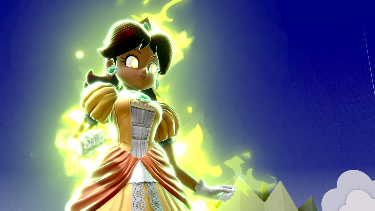 Daisy - Tan Skin & Brown Hair Mod for Super Smash Bros. Ultimate | SSBU ...