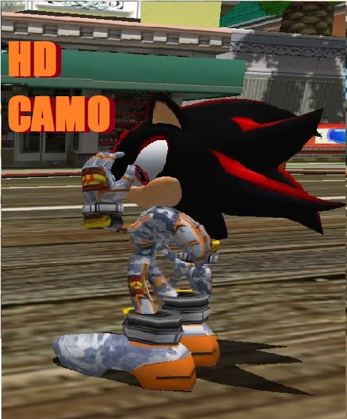 Winter Camoflage Shadow Outfit Mod for Sonic Adventure 2 | SA2 Mods