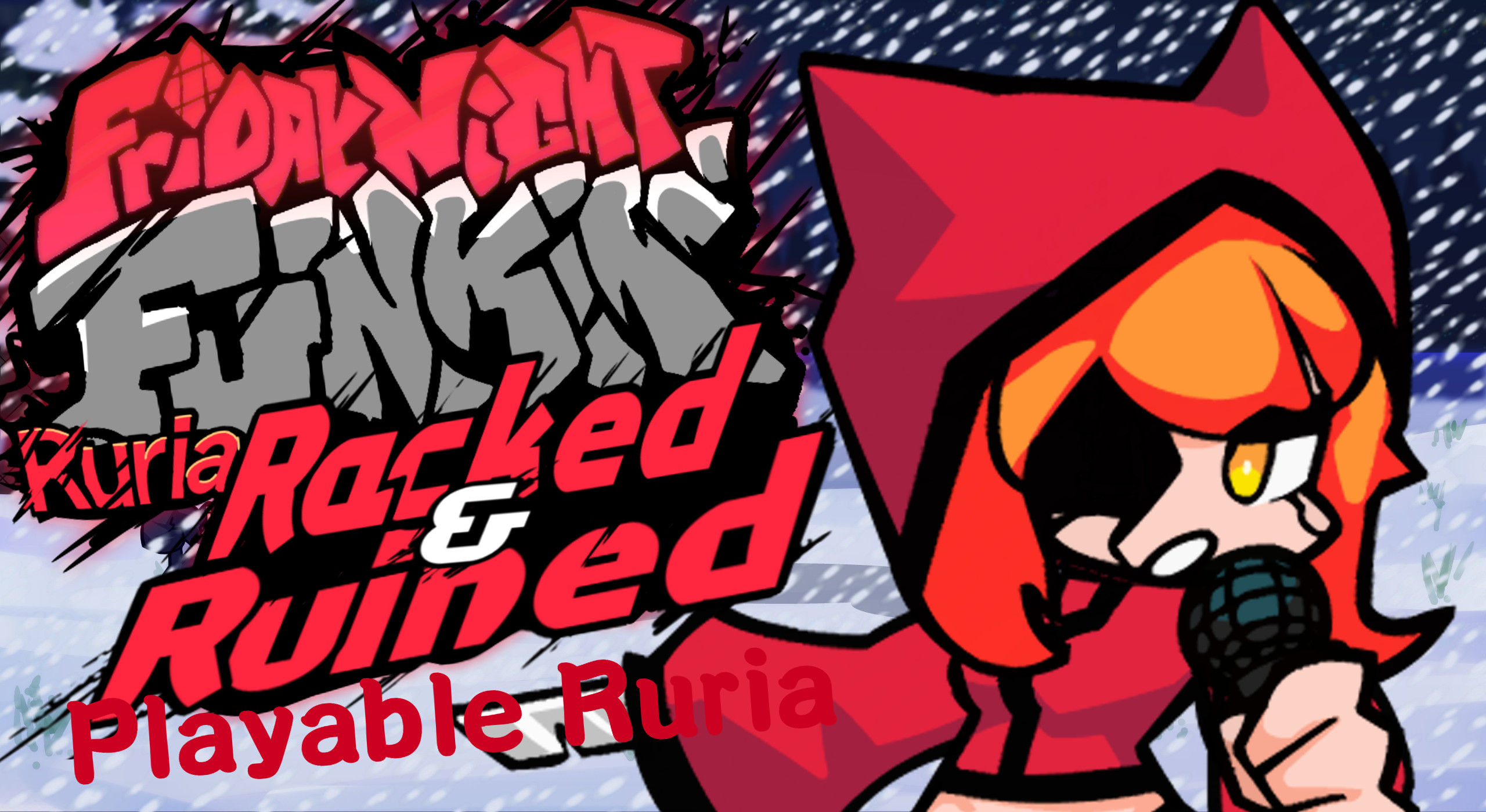 Playable Ruria Mod for Friday Night Funkin' | FNF Mods