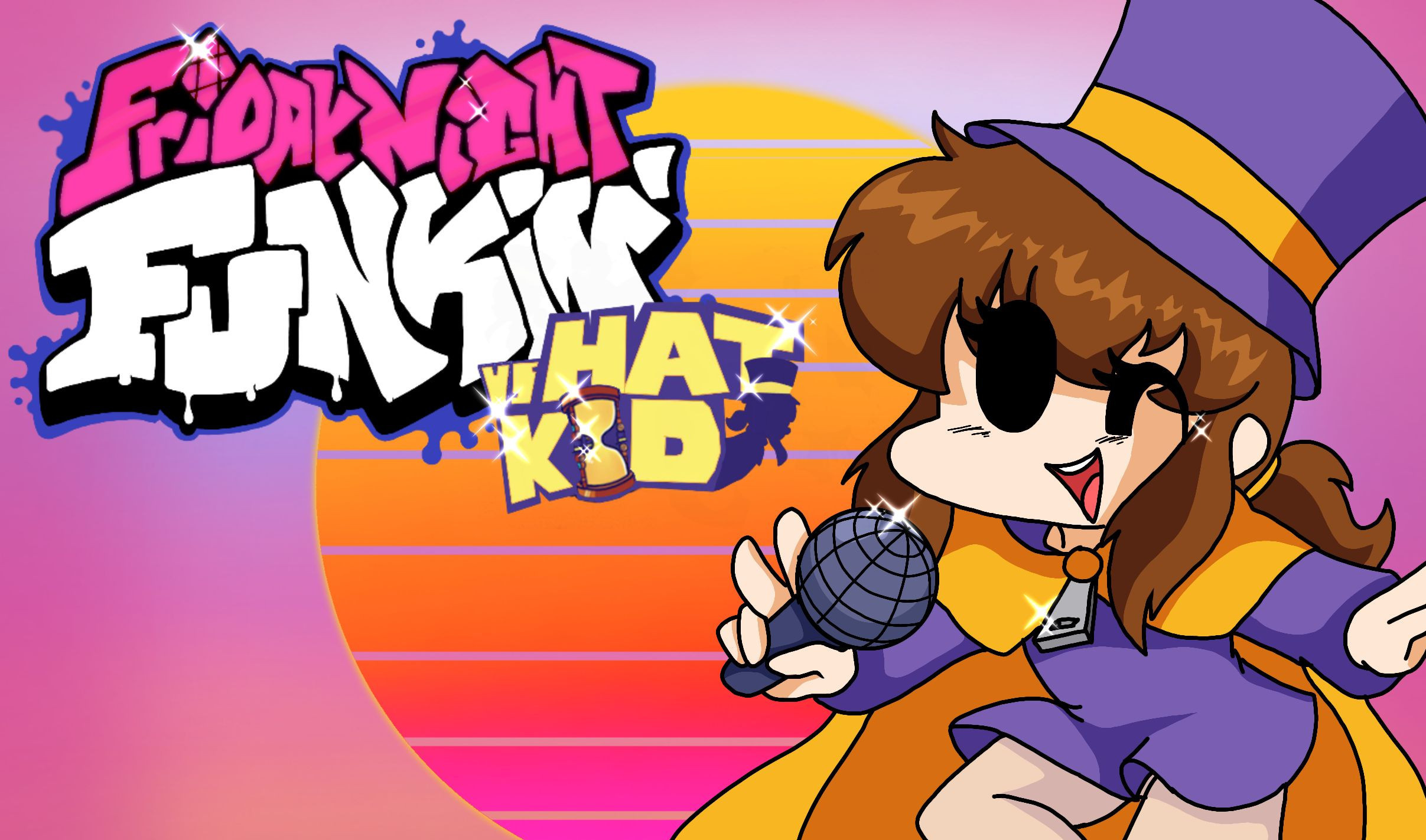 FNF-Vs.Hat Kid (fanmade anime version) Mod for Friday Night Funkin ...