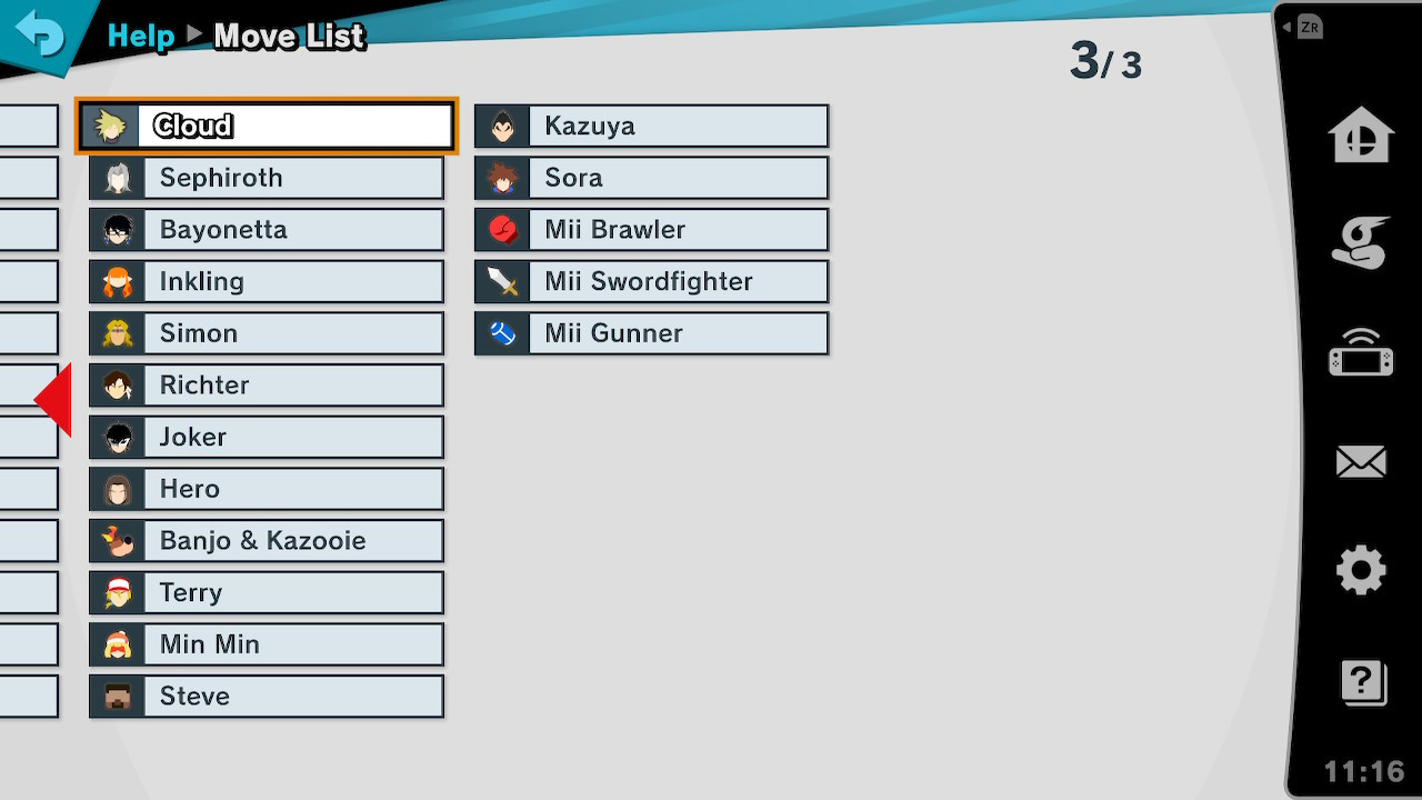 Sort by Series CSS Mod for Super Smash Bros. Ultimate | SSBU Mods