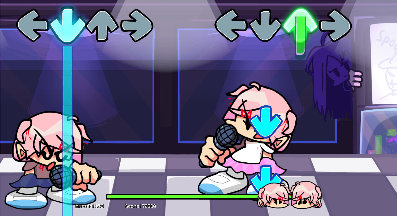 Natsuki for FNF Multi (Natsuki para FNF Multi) [Friday Night Funkin ...